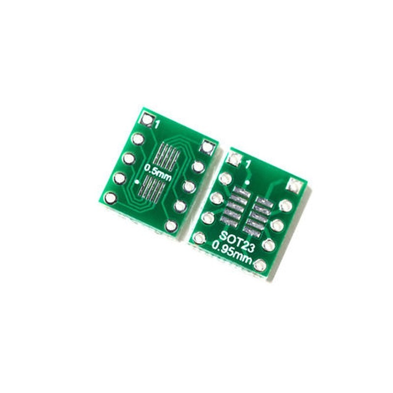 10db IC SOT23 SSOP10 MSOP10 UMAX a DIP 0,5 / 0,95 mm-es adapter PCB kártya átalakítójához