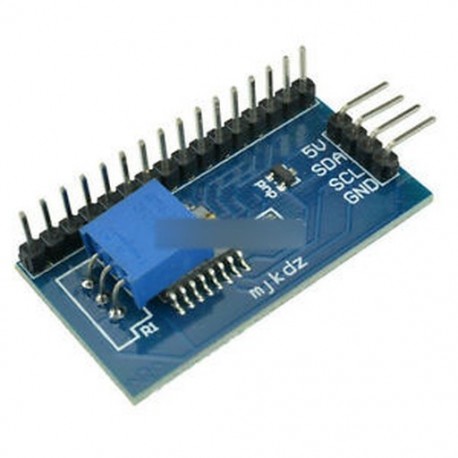 Kék - IIC I2C TWI SP A Serial Interface panel modul portja Arduino 1602LCD 2004LCD-hez
