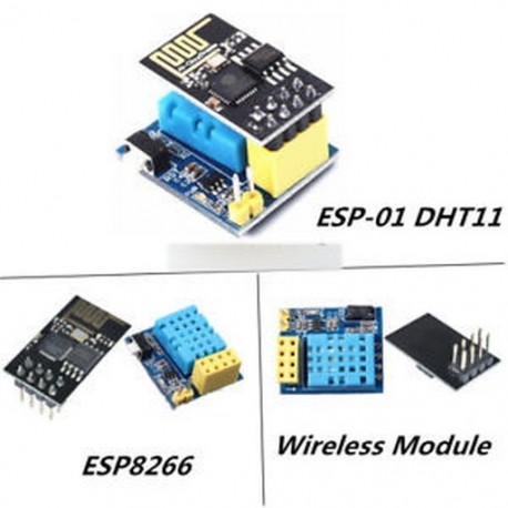 ESP8266 DHT11 hőmérséklet és páratartalom WiFi modul vezeték nélküli modul ESP-01 / 01S