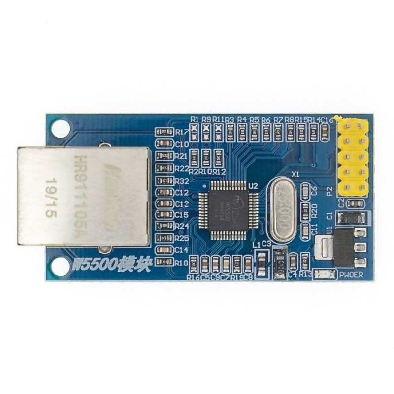 W5500 Modul W5500 Ethernet Hálózati Modul Hardveres Tcp Ip 51 Stm32 Mikrokontroller
