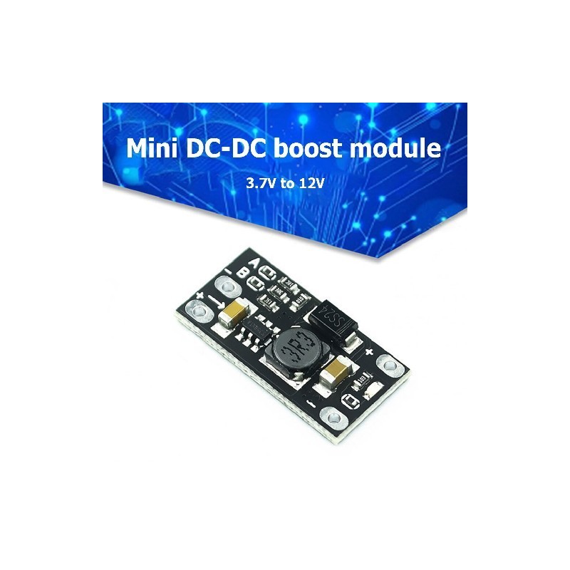 Szín: 1db - Mini DC-DC Boost Modul Step Up Converter 3V 3.2V 3.3V 3.7V ...