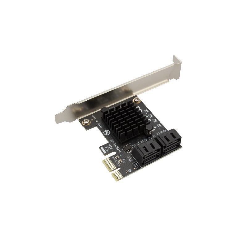 4 portos SATA PCIe adapter SATA III – PCI Express 3.0 X1 vezérlő ...