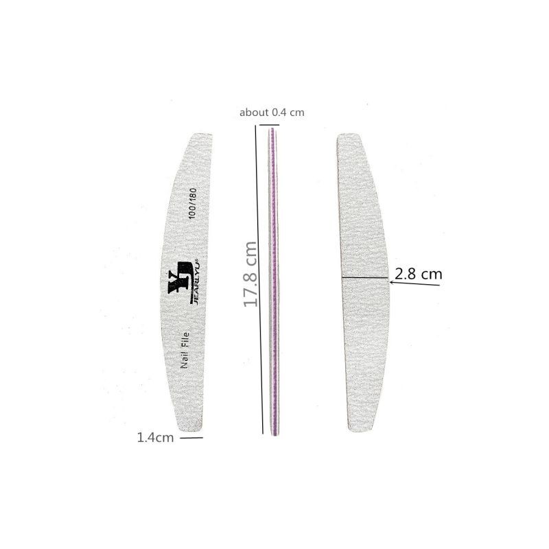 Szín: 80-80 - 10db Professzionális körömreszelő puffer csiszoló manikűr ...