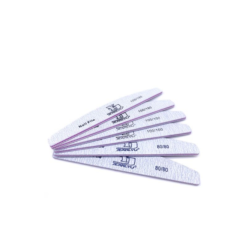 Szín: 80-80 - 10db Professzionális körömreszelő puffer csiszoló manikűr ...