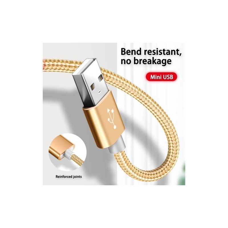 Sz__n_-arany---2-DB-Mini-USB-k__bel-Mini-USB-gyors-adatt__lt__-k__bel-PSP-MP3-MP4-lej__tsz__hoz ...